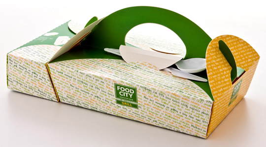 Modular Fast Food Packaging - DIELINE