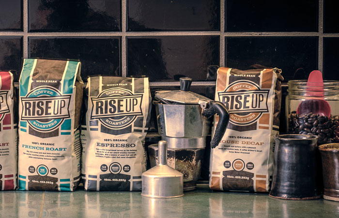 Rise Up Coffee - DIELINE