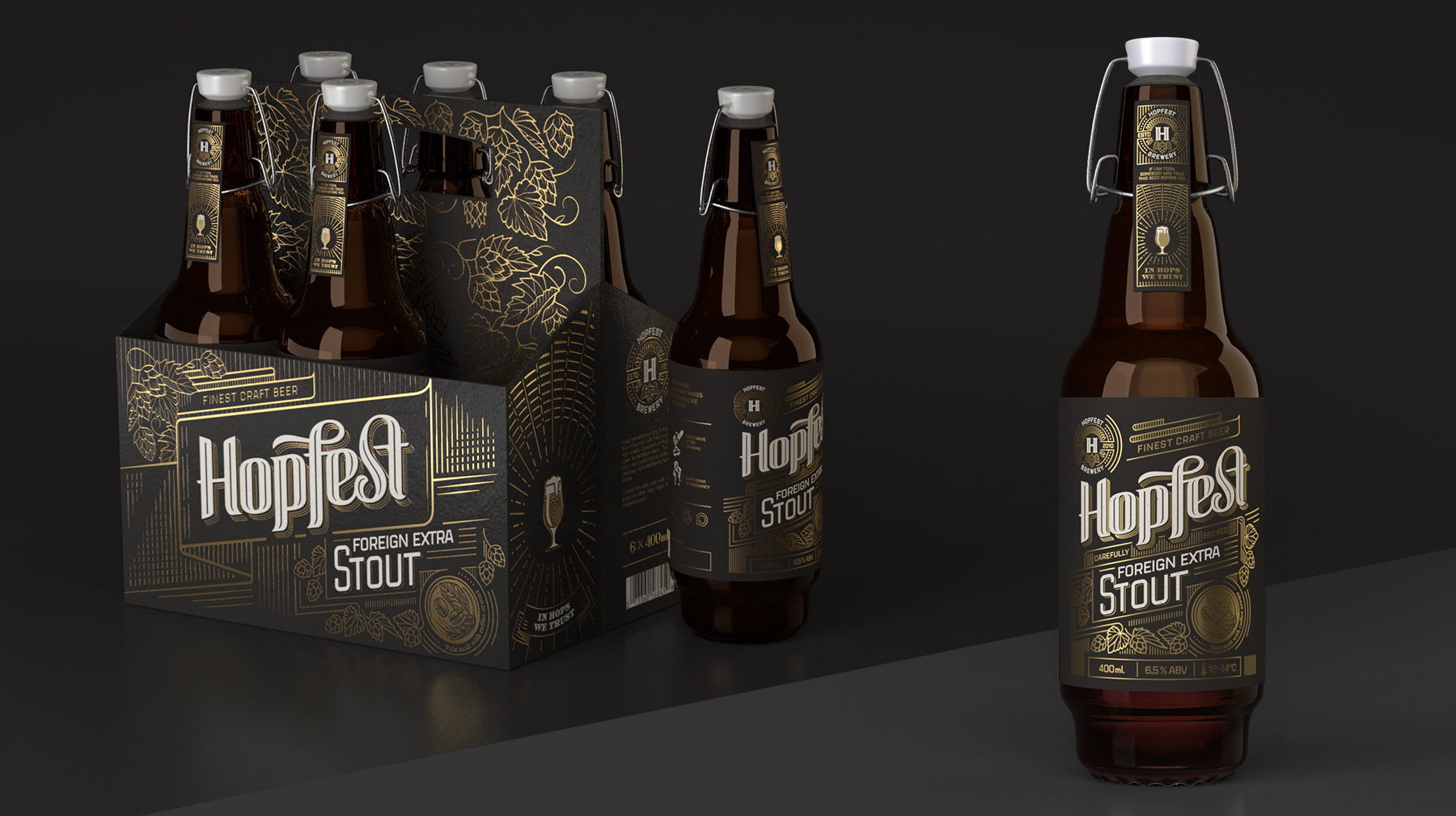 This Conceptual Craft Beer Packaging Comes With Beautiful Intricate ...