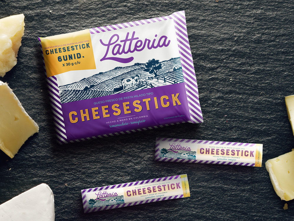 Latteria's Range of Cheese Products Come With Striking Packaging - DIELINE