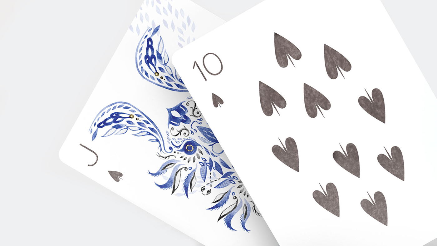 This Deck of Cards Was Inspired By Porcelain - DIELINE