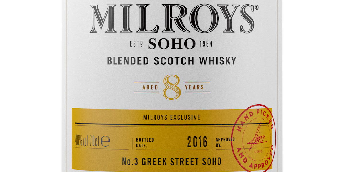 Milroys of Soho Whiskey - DIELINE