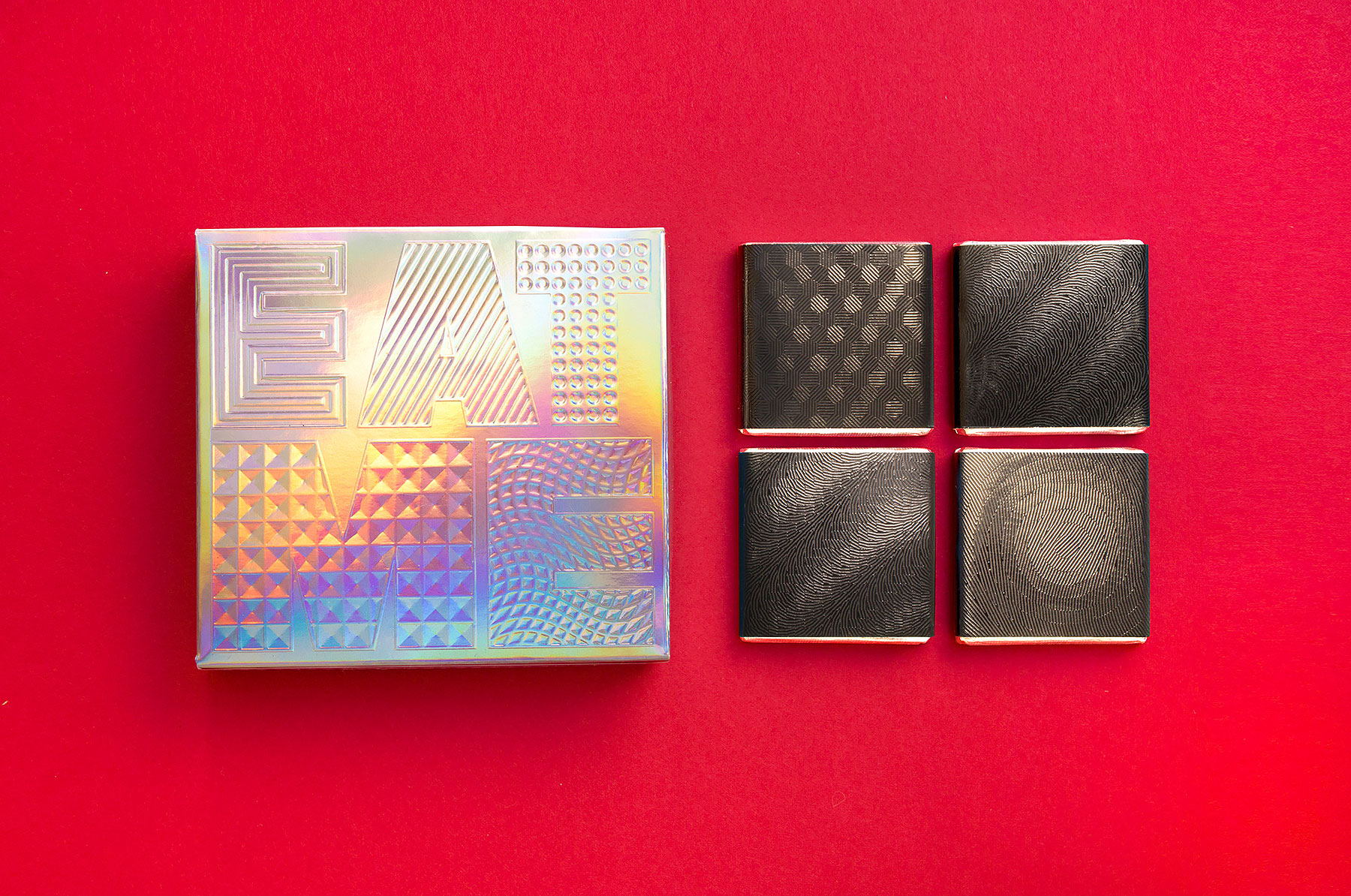 We Love The Texture On This Holographic Chocolate Packaging - DIELINE