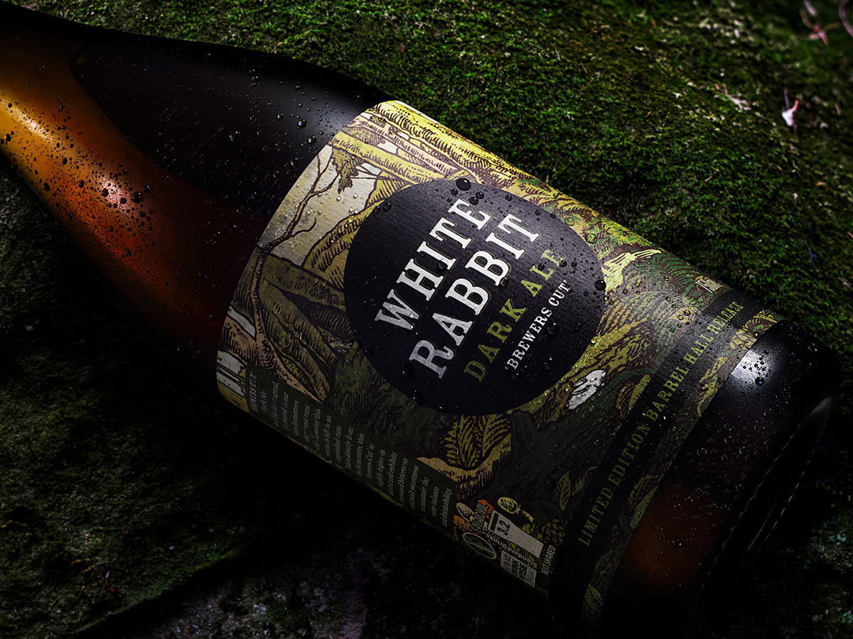 White Rabbit's Dark Ale Was Inspired By The Fermentation Process - DIELINE