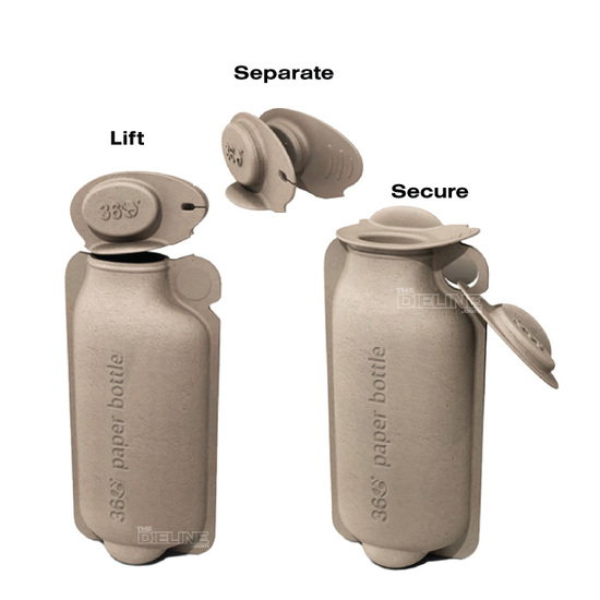 360 Paper Bottle - DIELINE