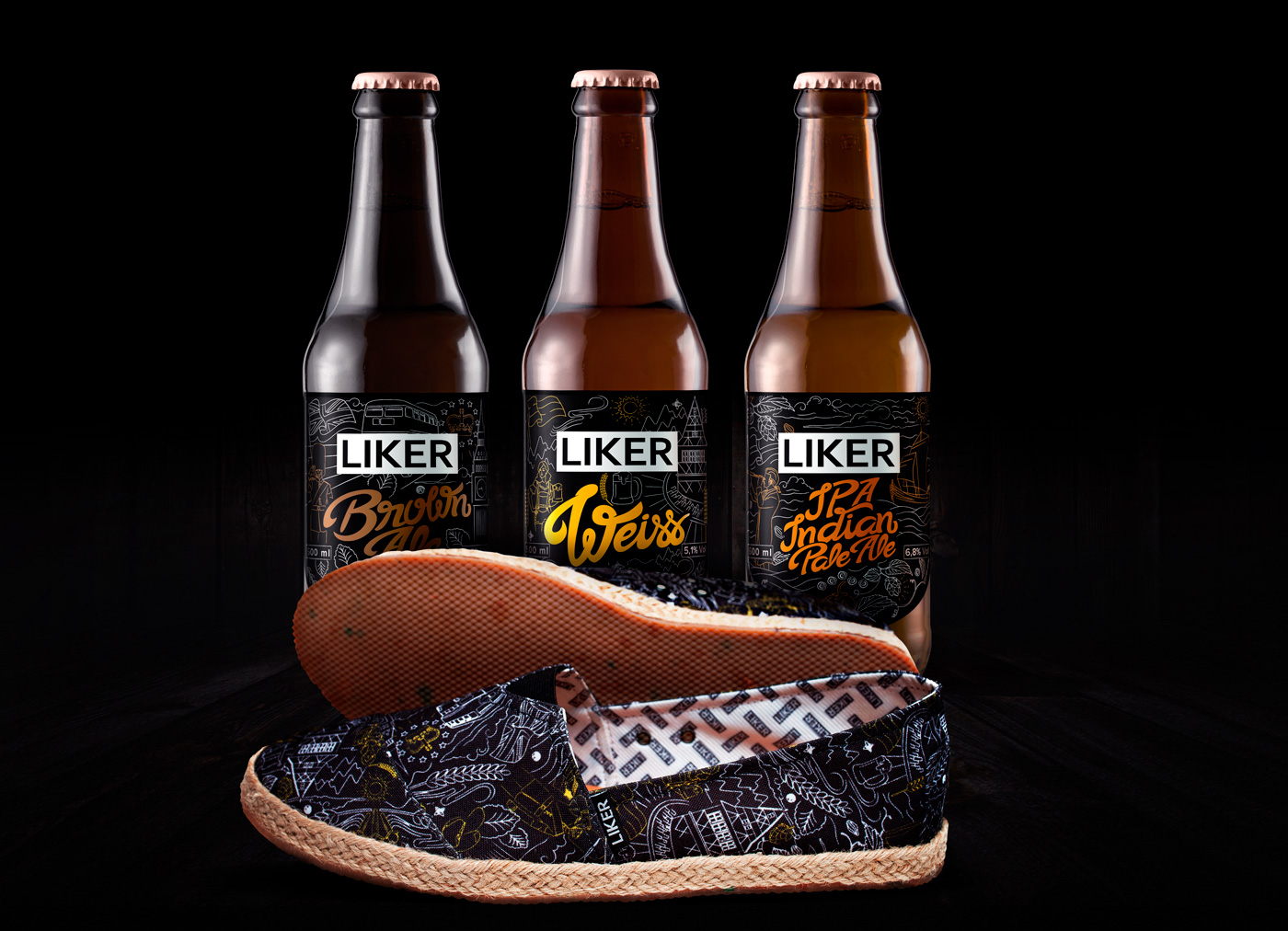 The Illustrated Label of This Beer was Inspired By a Shoe Brand - DIELINE