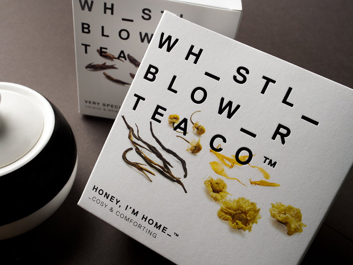 This Striking Tea Packaging Will Have You Filling In The Blanks - DIELINE