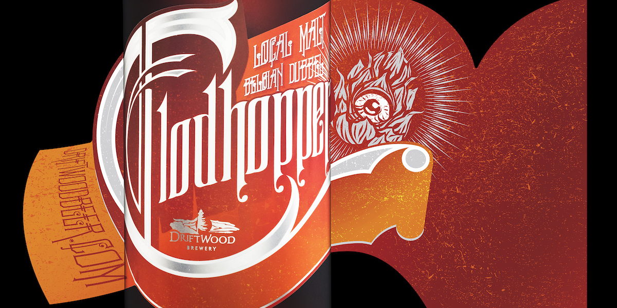 Clodhopper Beer for Driftwood Brewery - DIELINE