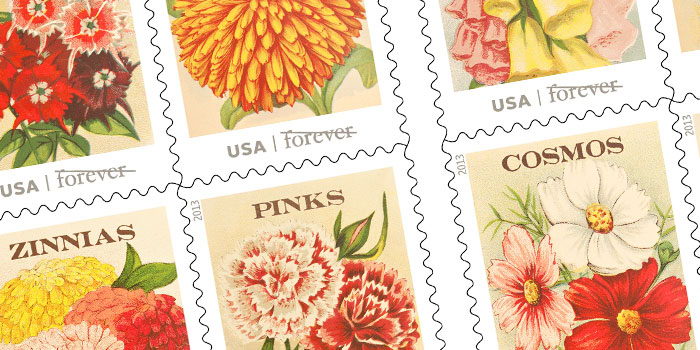 seed packet stamp
