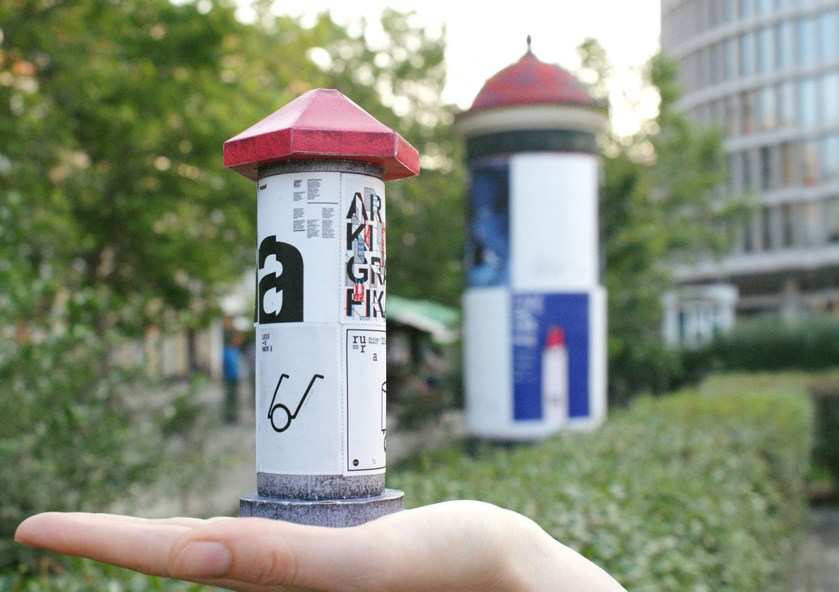 DIY Mini Advertising Column Portfolio - DIELINE