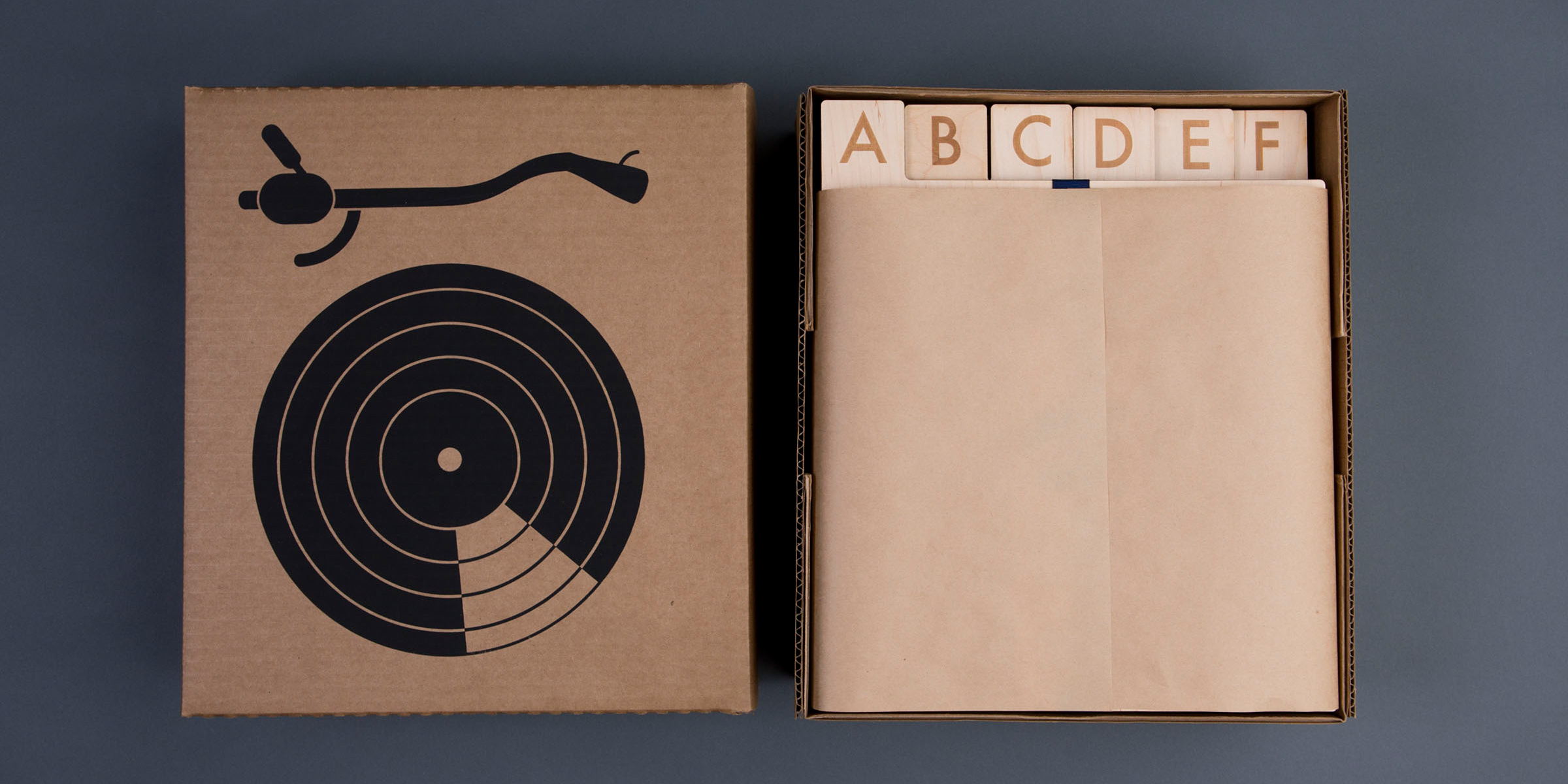 Laser Cut A-Z Record Dividers - DIELINE