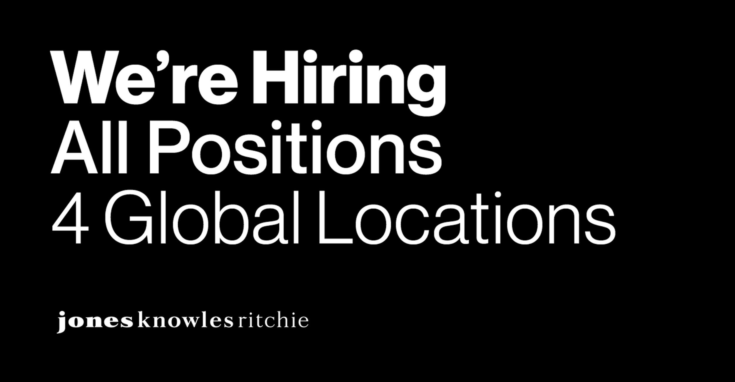 Job of the Week: Jones Knowles Ritchie - DIELINE