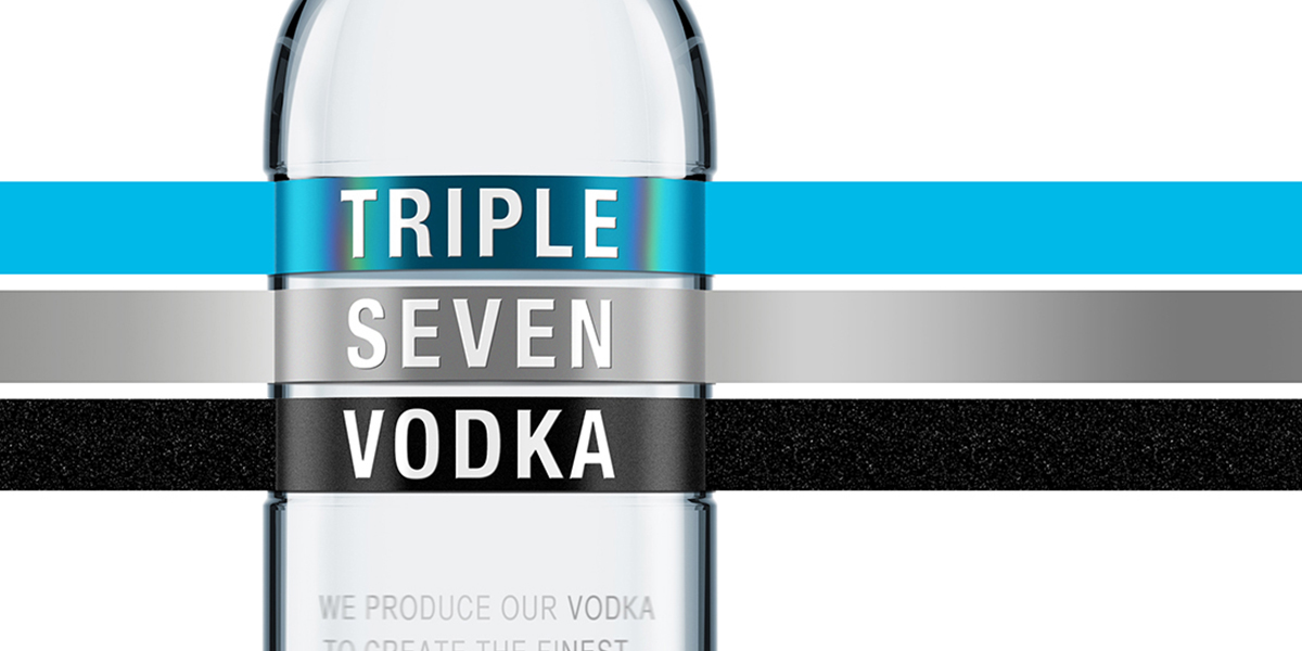 Triple Seven Vodka - DIELINE