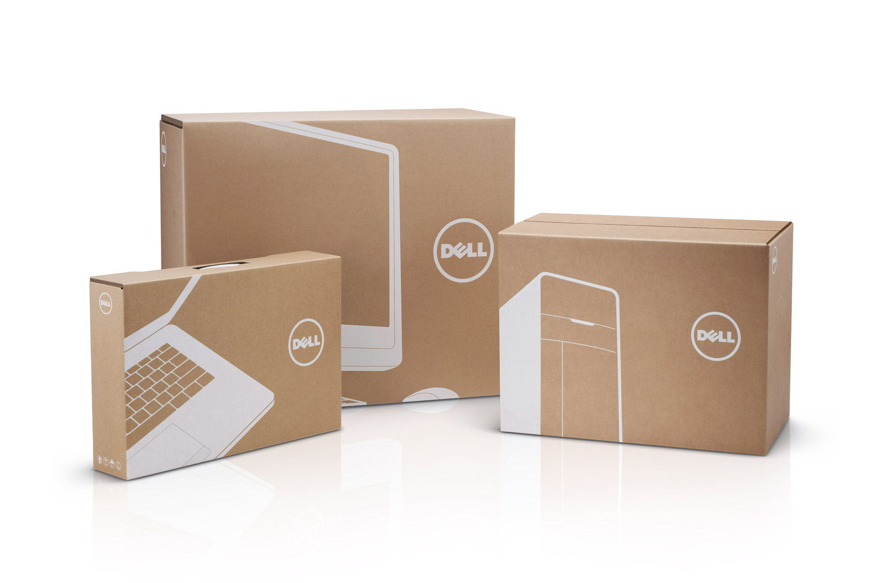 Dell Unveils Kraft Packaging - DIELINE