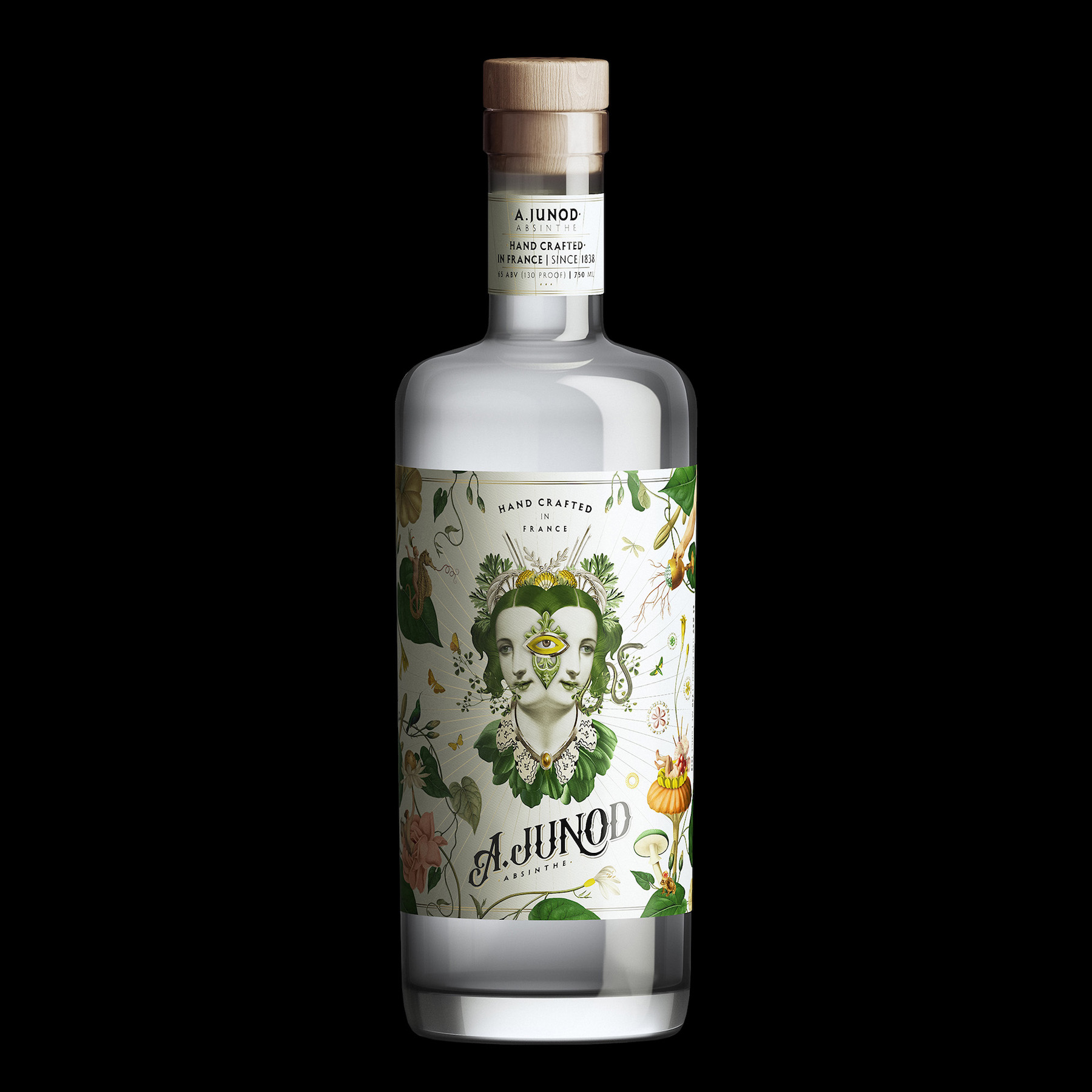 A. Junod Absinthe’s Label Highlights Health and Hallucinations - DIELINE