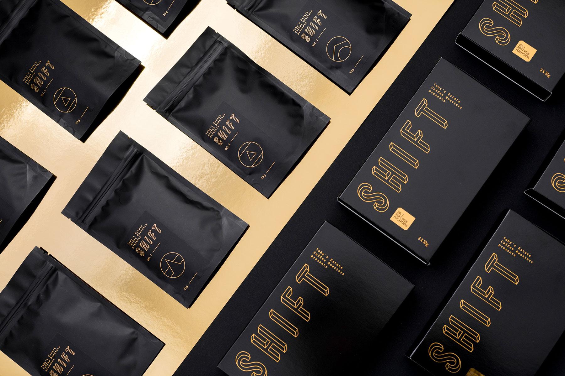 Shift Coffee Comes With an Elegant Typographically-Driven Look - DIELINE