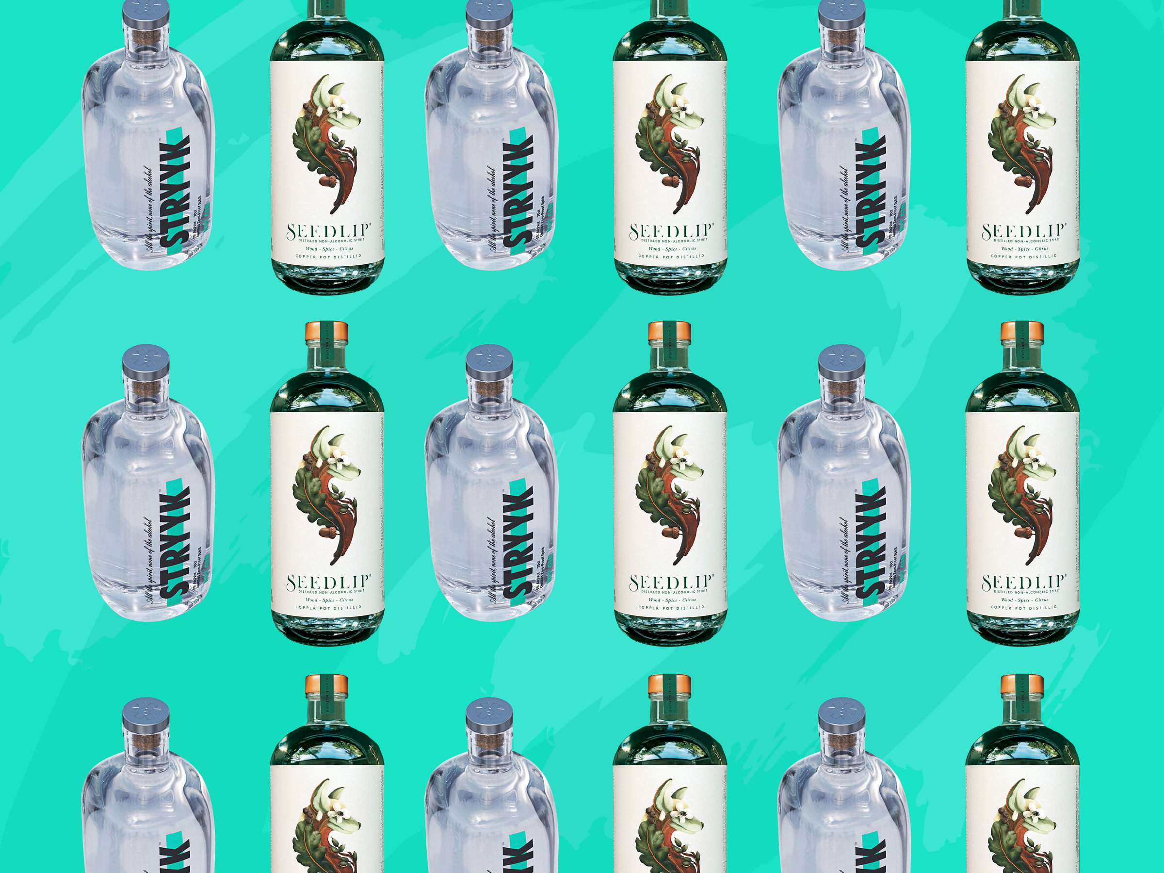 7 Non-Alcohol Spirit Packaging Designs - DIELINE