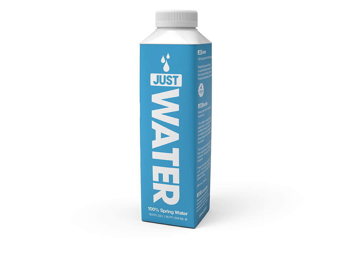 Just Water's Carton Difference - DIELINE