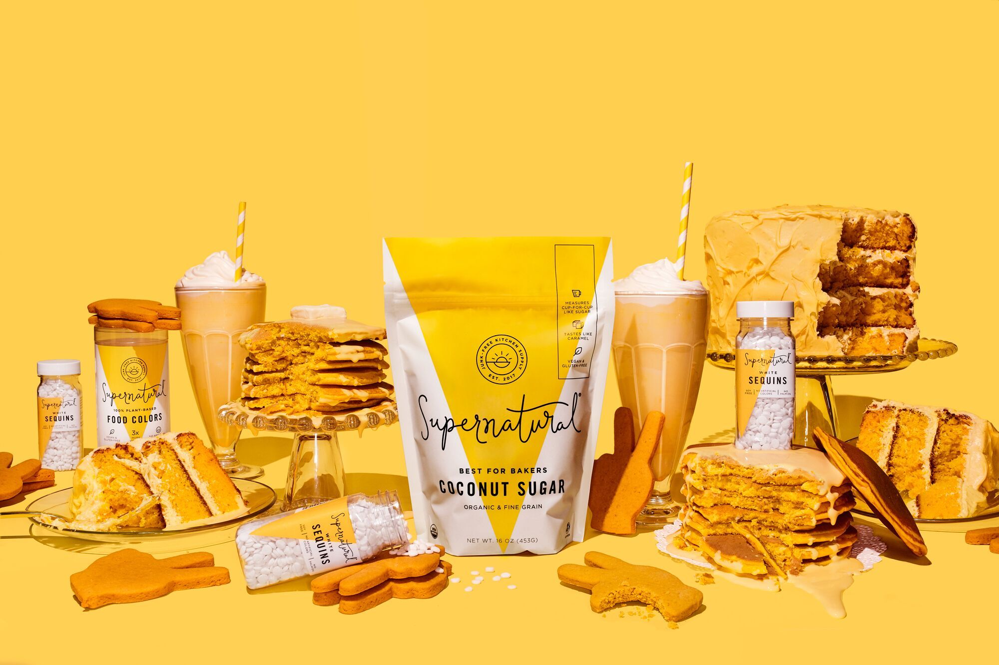 Supernatural’s Plant-Based Baking Products Come With a Sunny Look - DIELINE