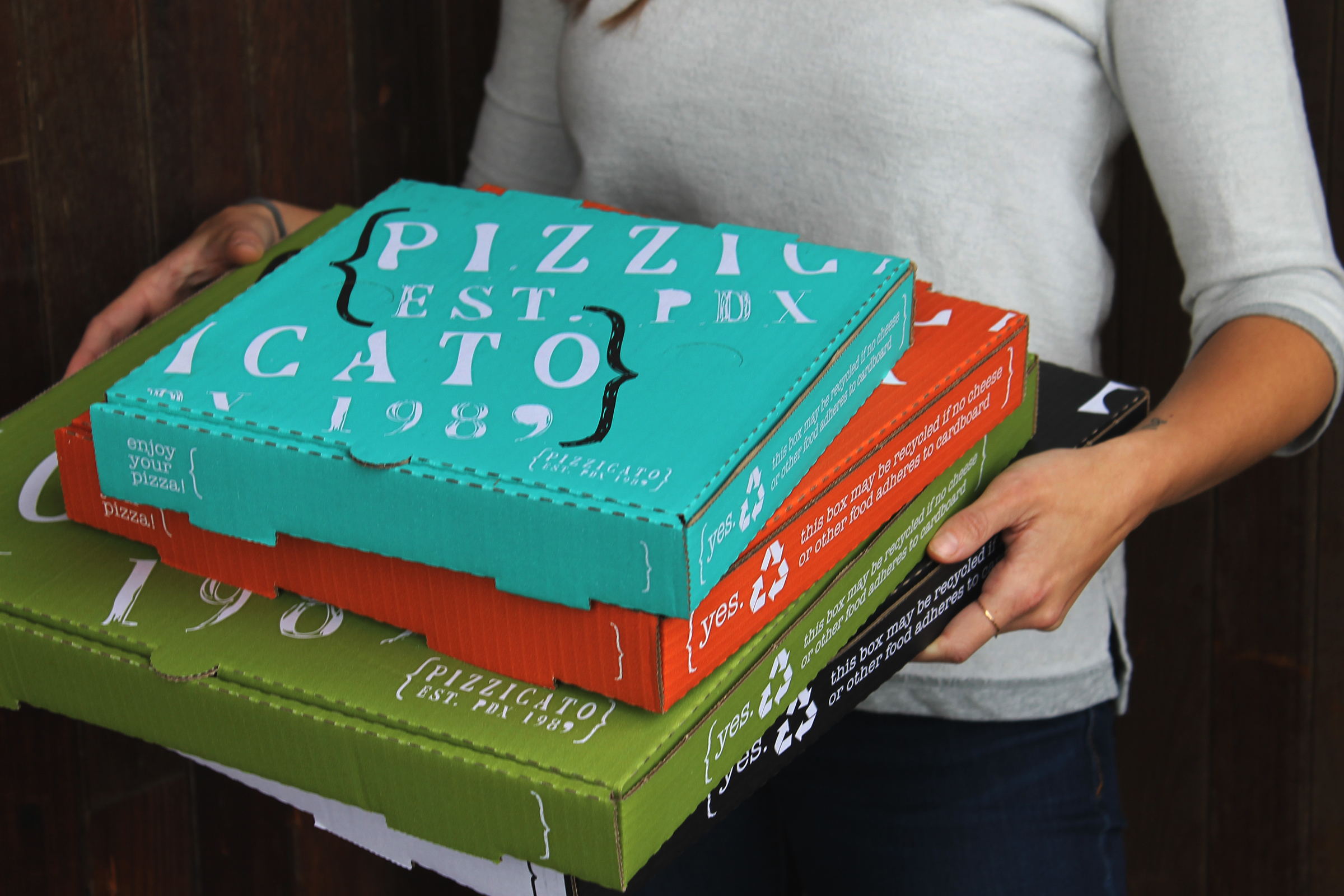 Pizzicato Pizza Box - DIELINE