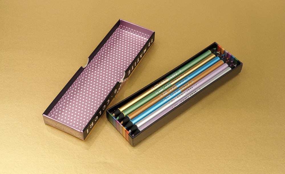 Vibrant Italian-Inspired Packaging for Louise Fili Brillante Pencils ...