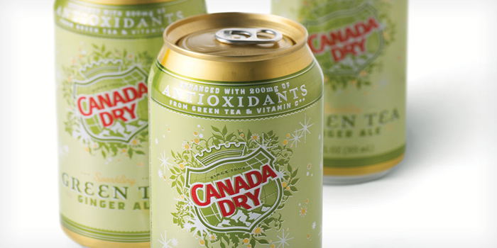 Canada Dry Green Tea Ginger Ale - DIELINE