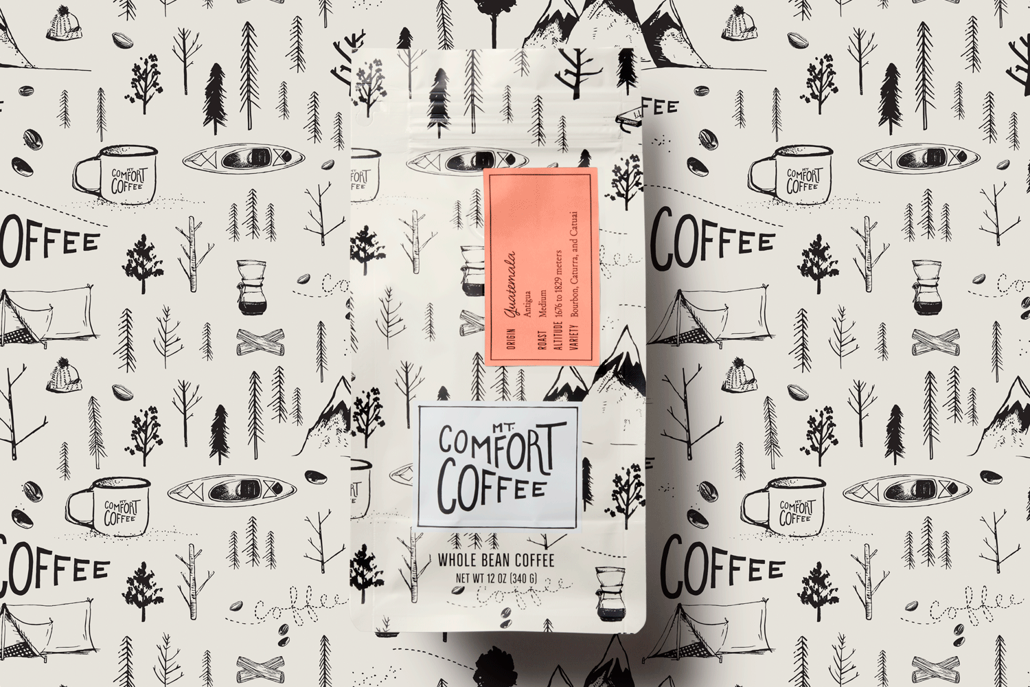Mt. Comfort Coffee Comes With Adorable Illustrations - DIELINE