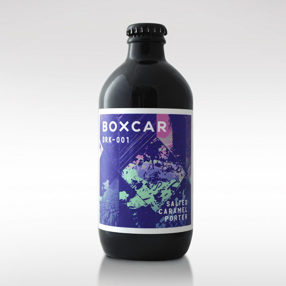 Take in the Wonderfully Artistic Labels for Boxcar Brew Co - DIELINE