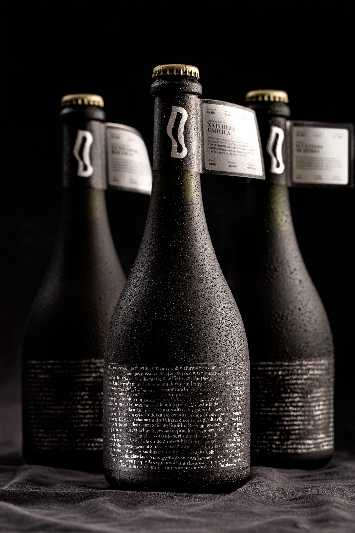 This Beer Label Plays With Typography In Order to Create a Mysterious ...