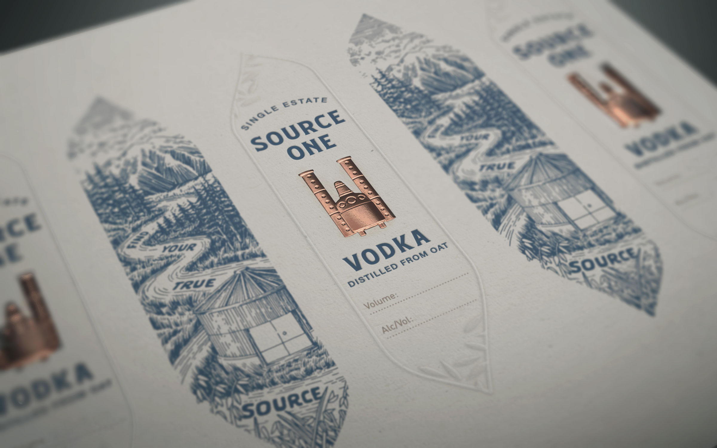 Source One Vodka Stands Out With Its Unique Structural Design - DIELINE