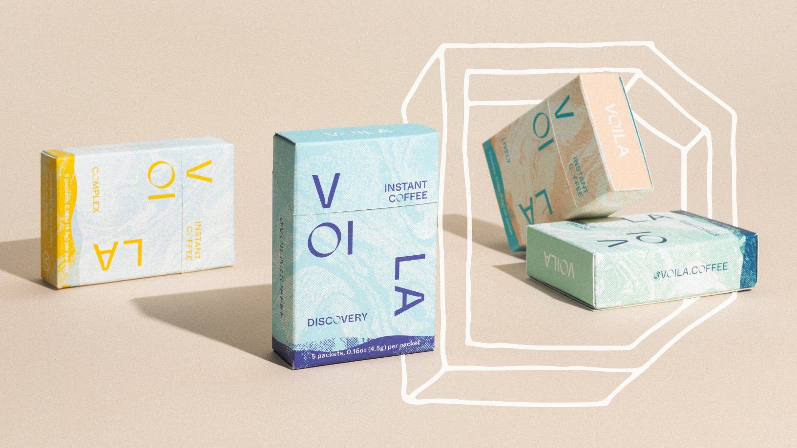 Voilà’s Vision For Instant Coffee Is Clear With Redesign - DIELINE