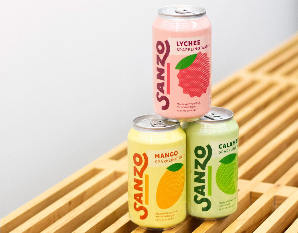 Sanzo Brings Asian Fruit Flavors To Sparkling Water Market - DIELINE