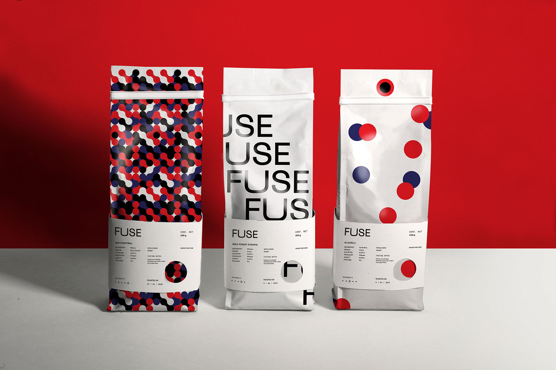 Fuse Coffee's Brand Identity Is a Dotted Affair - DIELINE