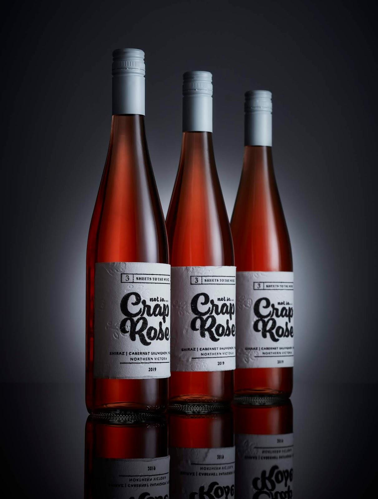 NotsoCrapWines Uses Toilet Paper For It's Label - DIELINE