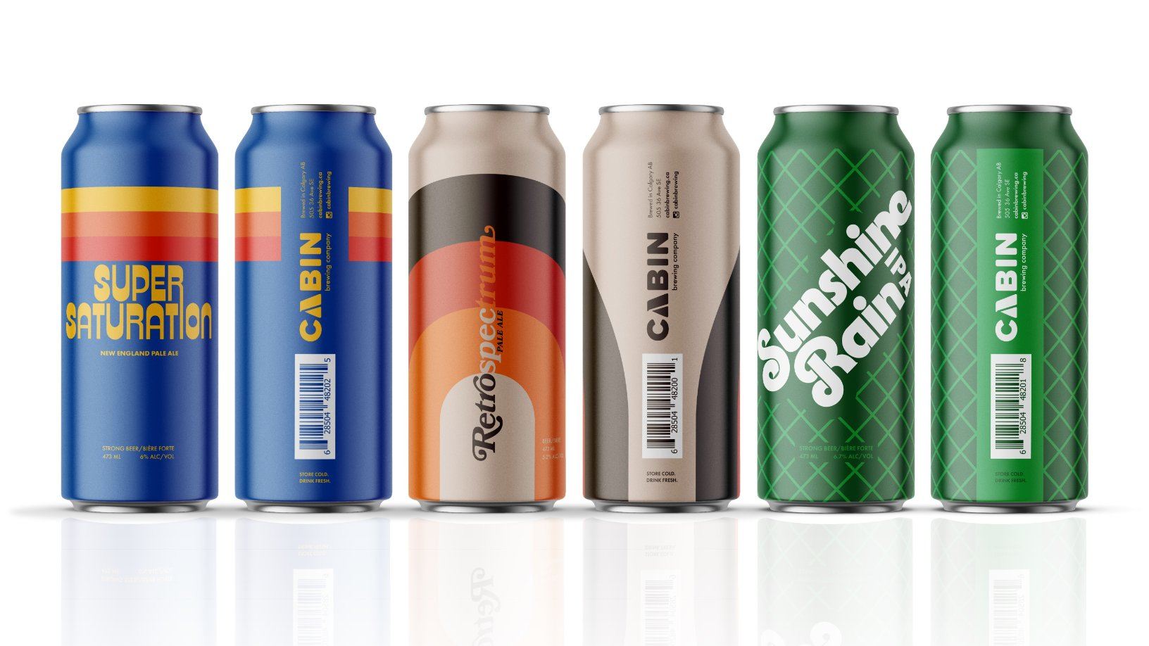 Cabin Brewing Co. Cans & Canimations Brings Back The 70s - DIELINE