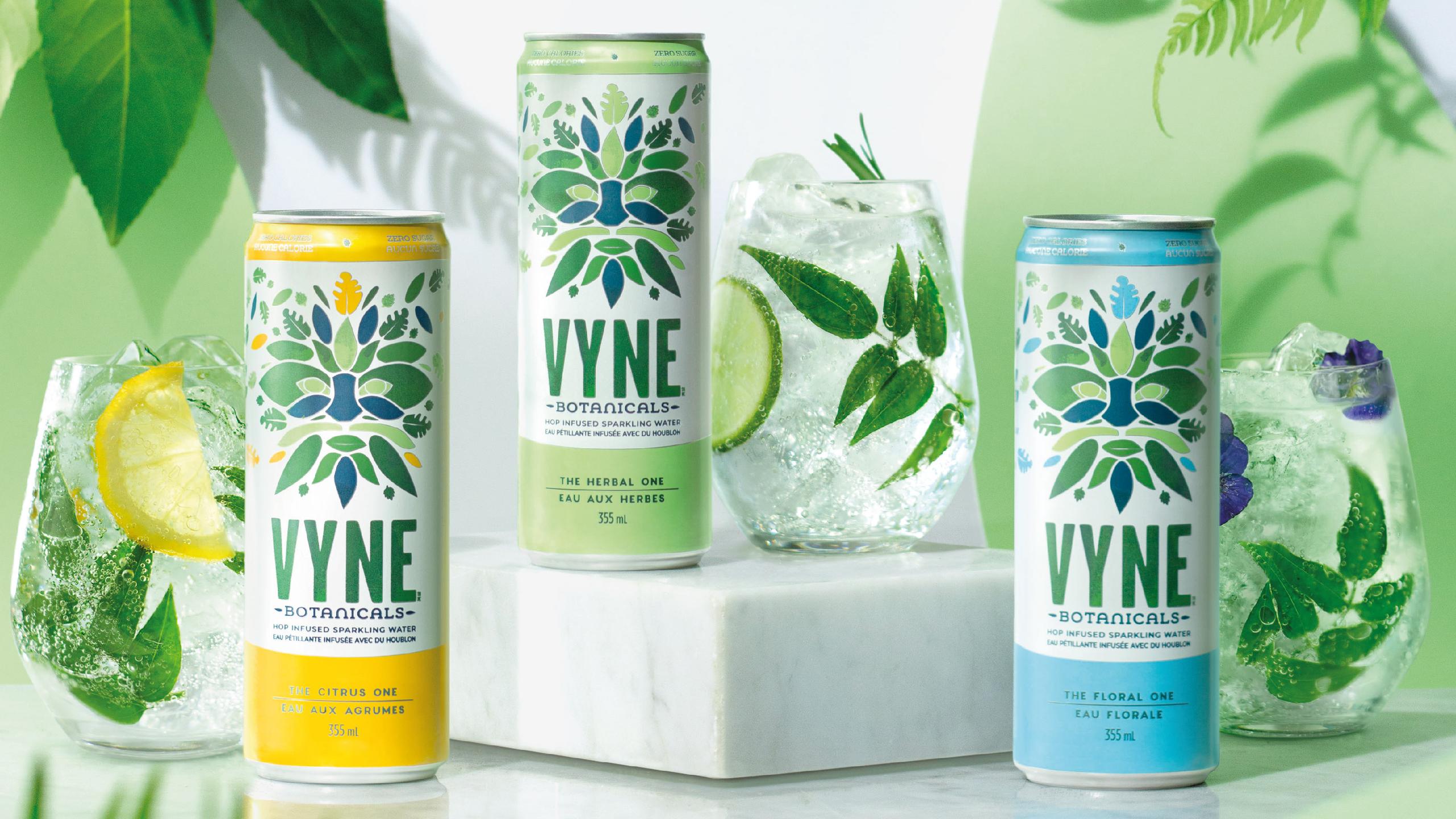 Hop-Infused Vyne Intrigues With A New Take On Sparkling Water - DIELINE