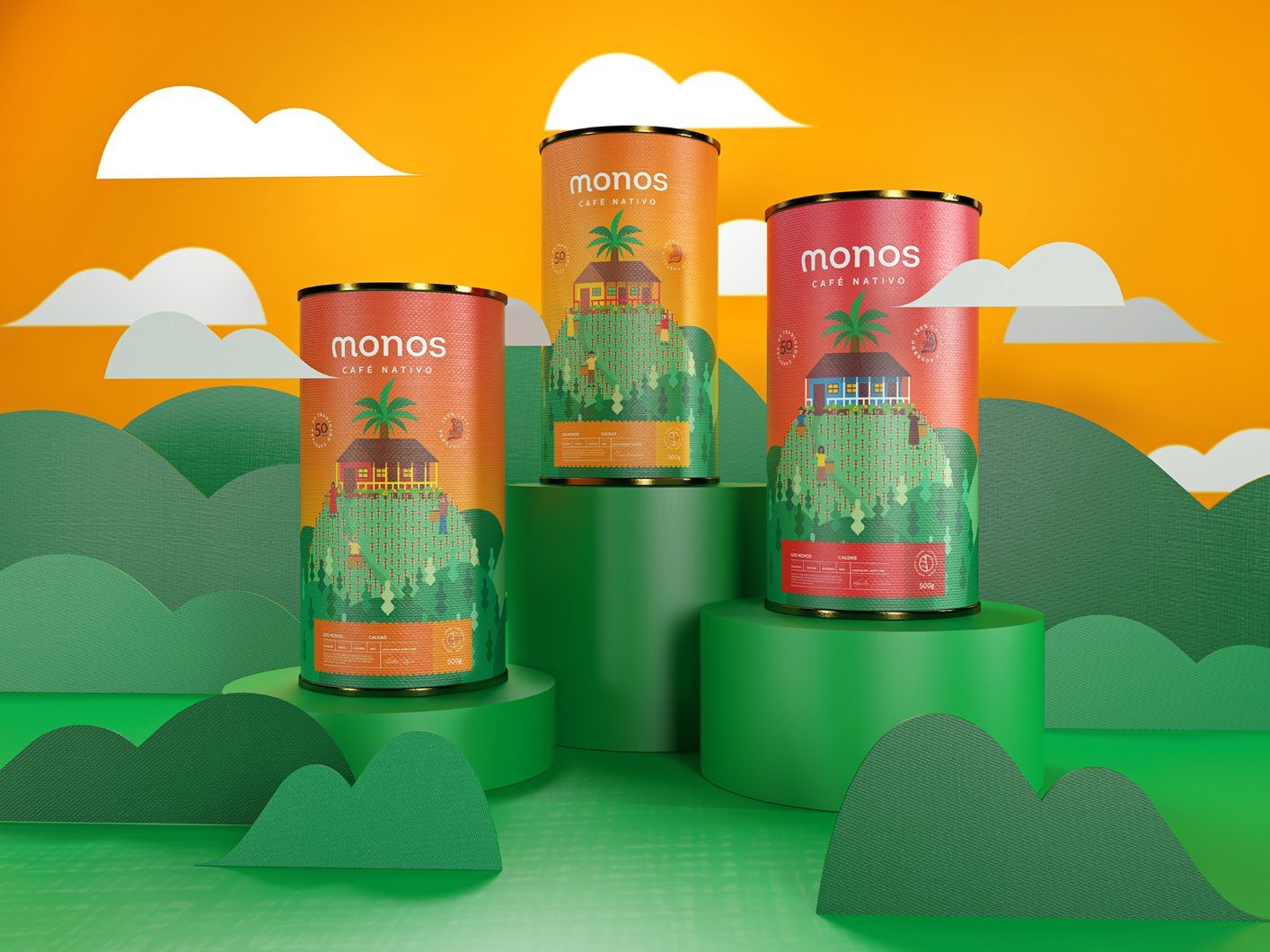 Monos - Colombian Native Coffee Pays Homage To Tradition - DIELINE