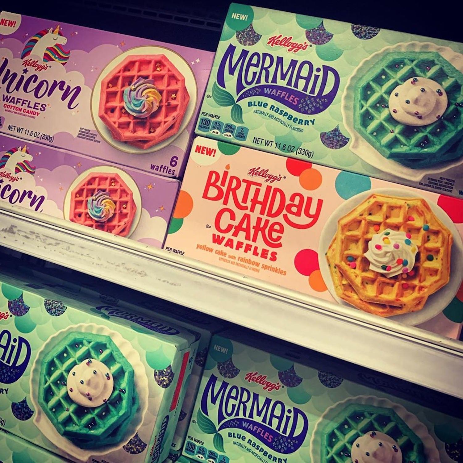 Kellogg's Releases Unicorn, Mermaid, and Birthday Cake Waffles Because ...
