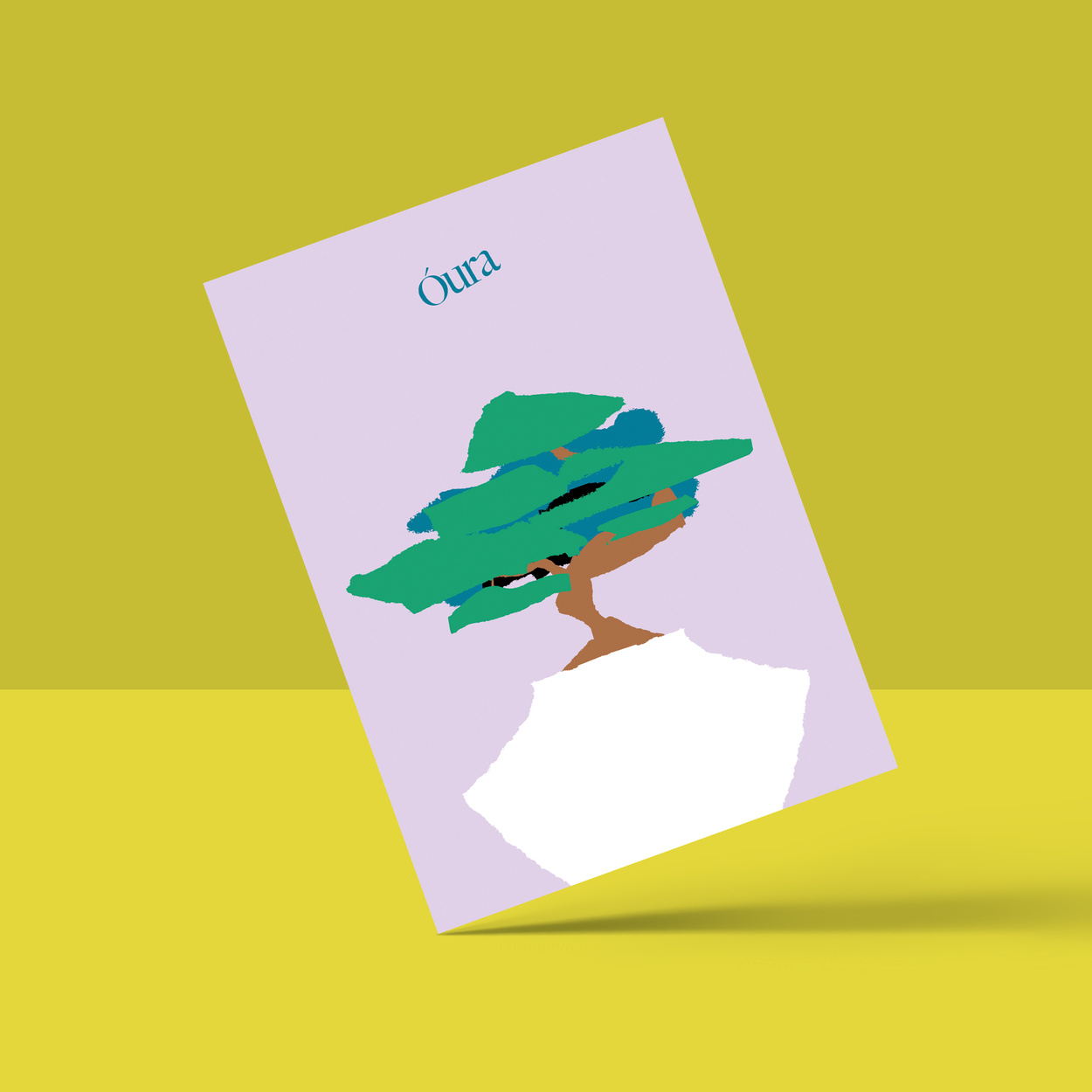 Óura's Branding Makes Use Of Paper Scraps And Creates An Organic Look ...