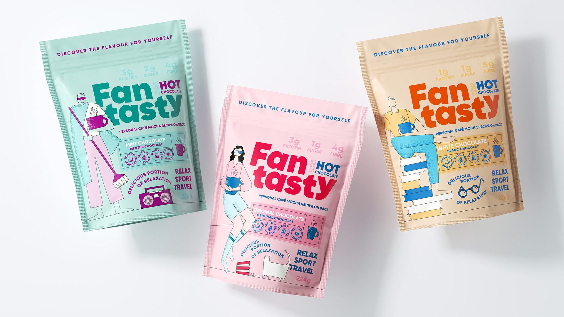 Fantastic Packaging For Fantasty's Keto Products - DIELINE