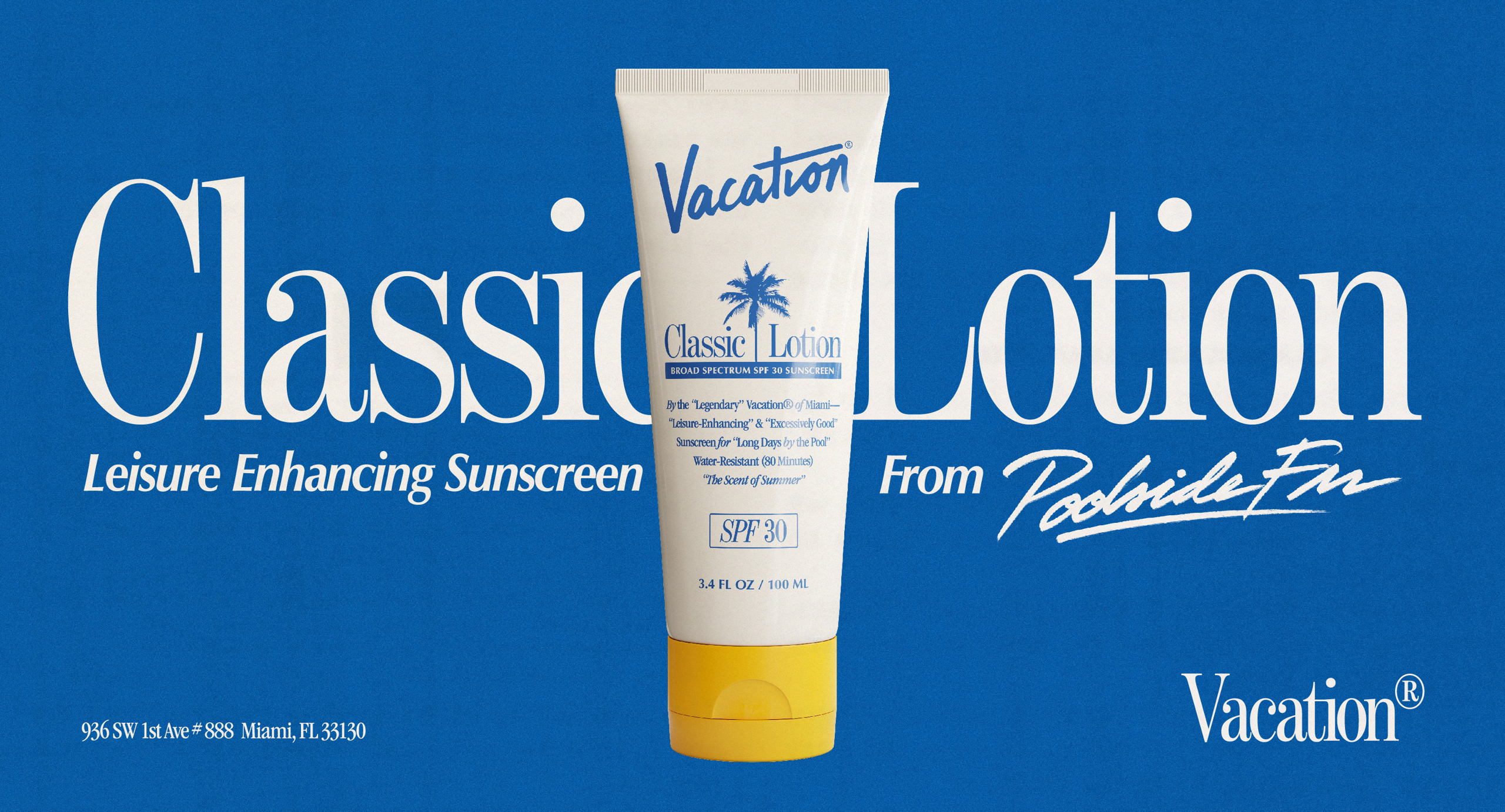 Vacation By Poolside.fm Is Making Sunscreen Cool With An 80s Twist ...