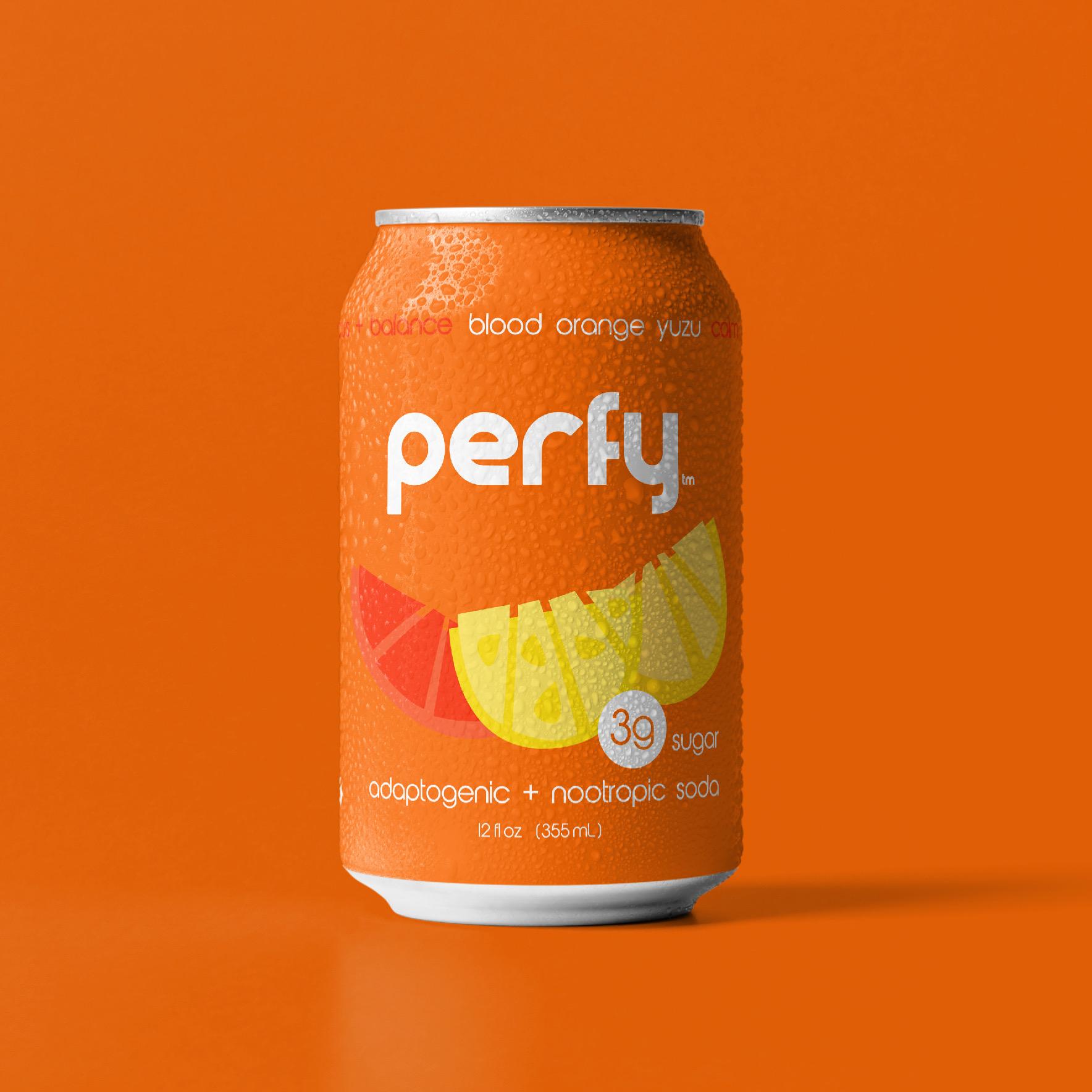 Perfy The Perfectly Quirky Soda - DIELINE
