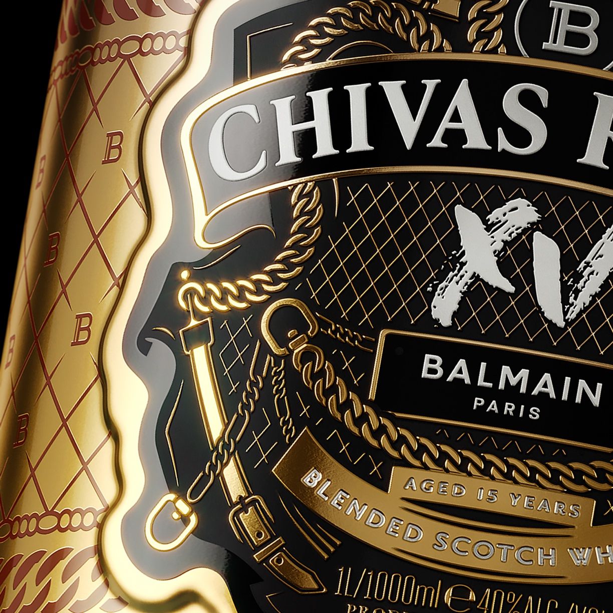 Chivas XV Balmain Edition Bottle Is Proof Of The Brand's Love For ...