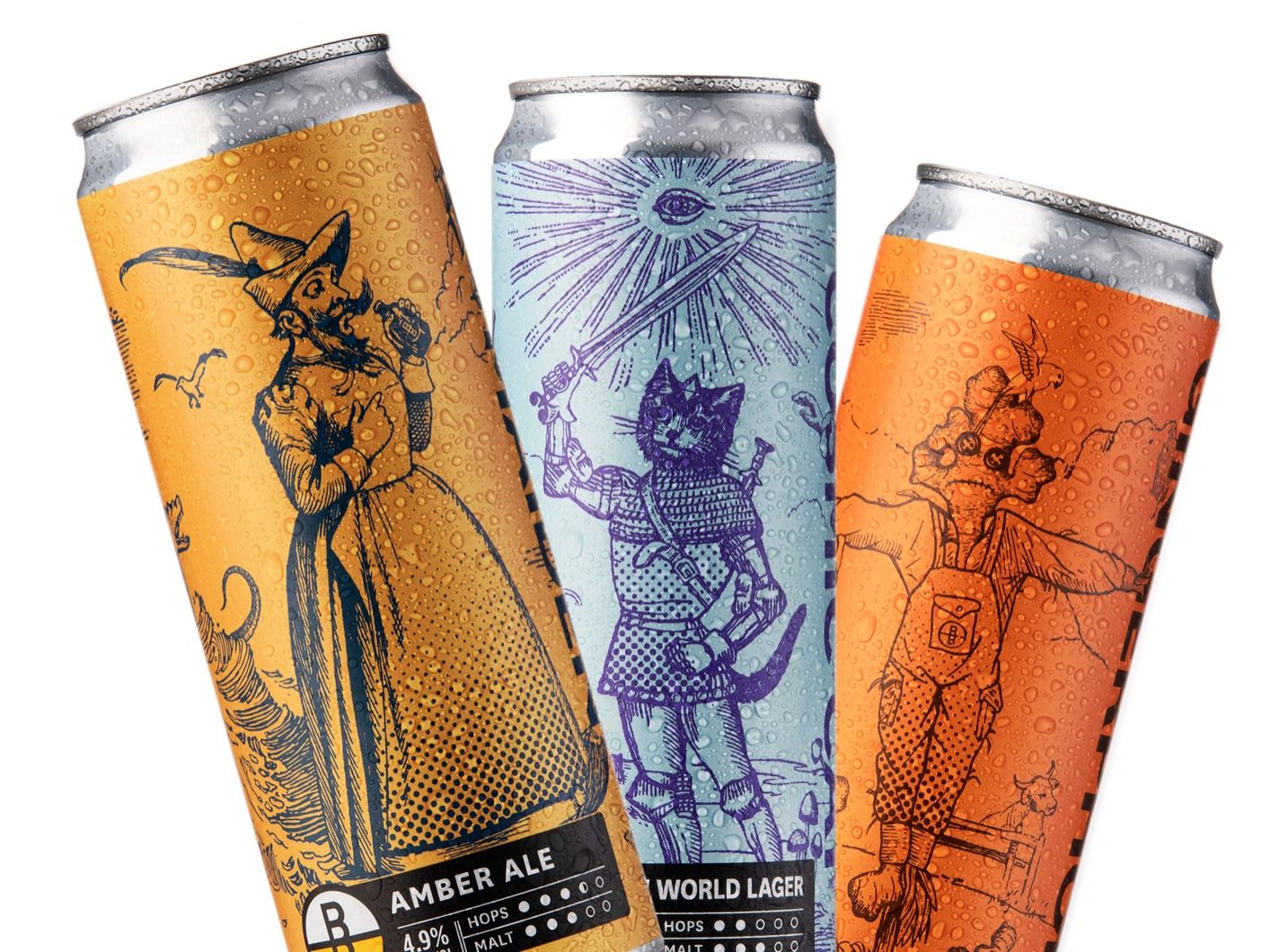 Brewboys Craft Beer Made Their Beer Cans As Quirky As Their Brews - DIELINE