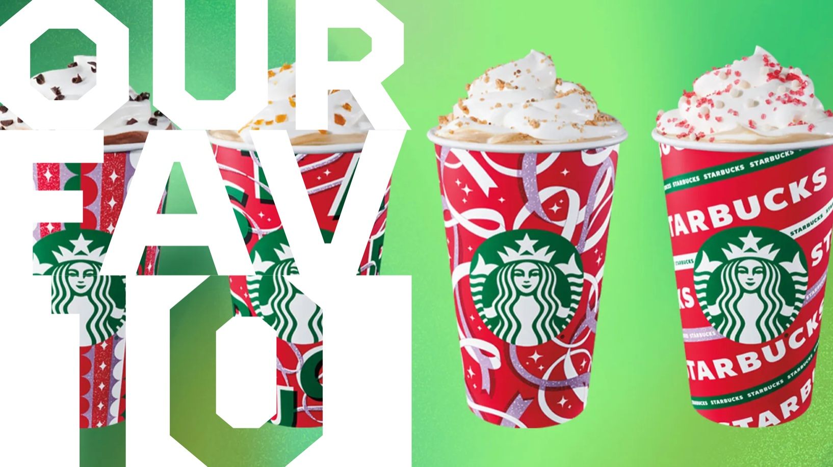 Starbucks Holiday Cup Collection From The Past Ten Years - DIELINE