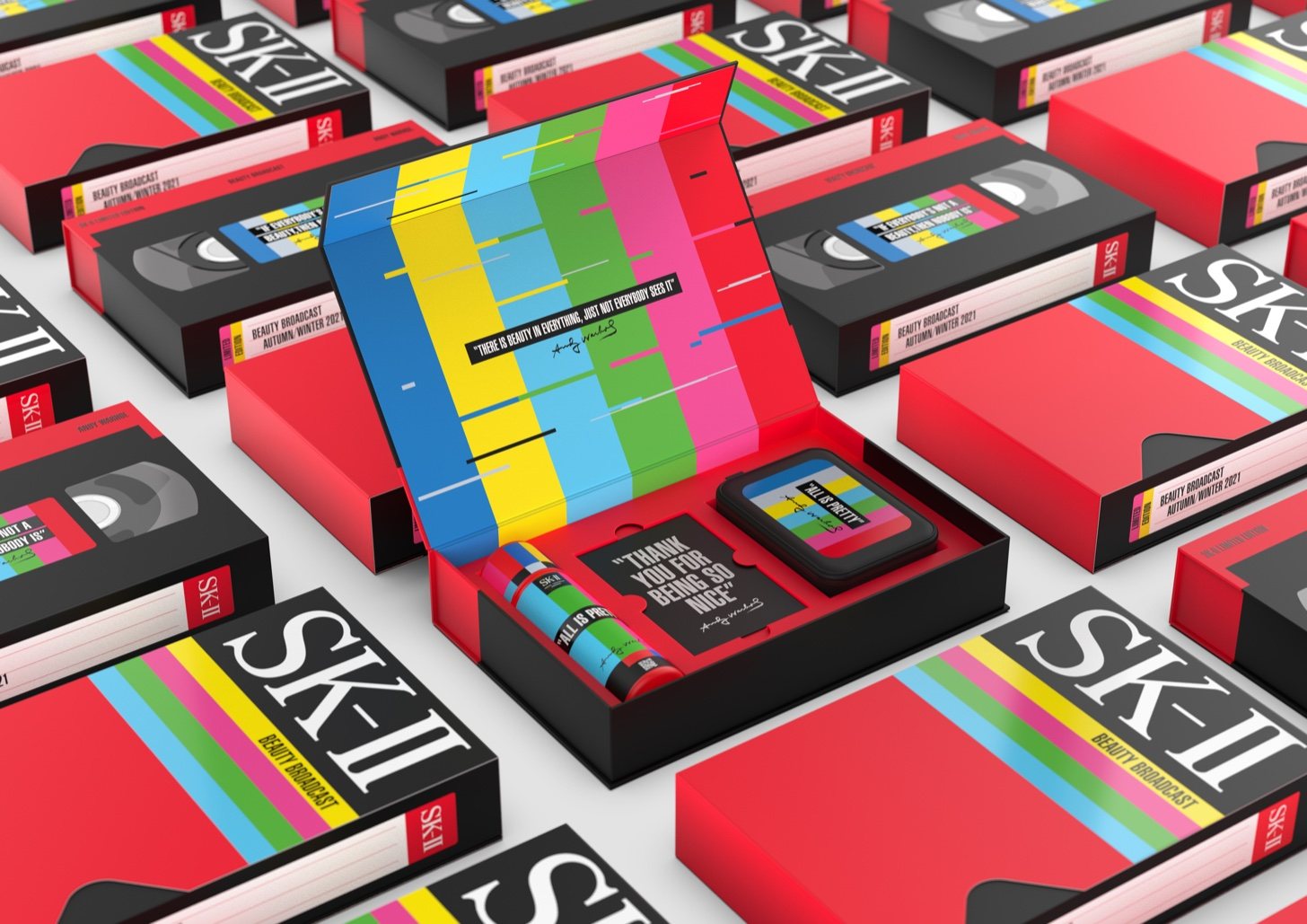 Are Those VHS Tapes? Nope, Just an SK-II and Andy Warhol Foundation ...