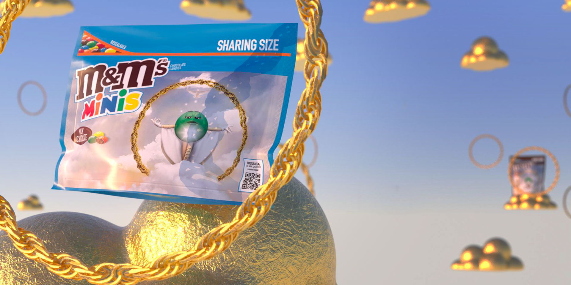 M&M'S Latest Packaging Inspired By Album Art - DIELINE