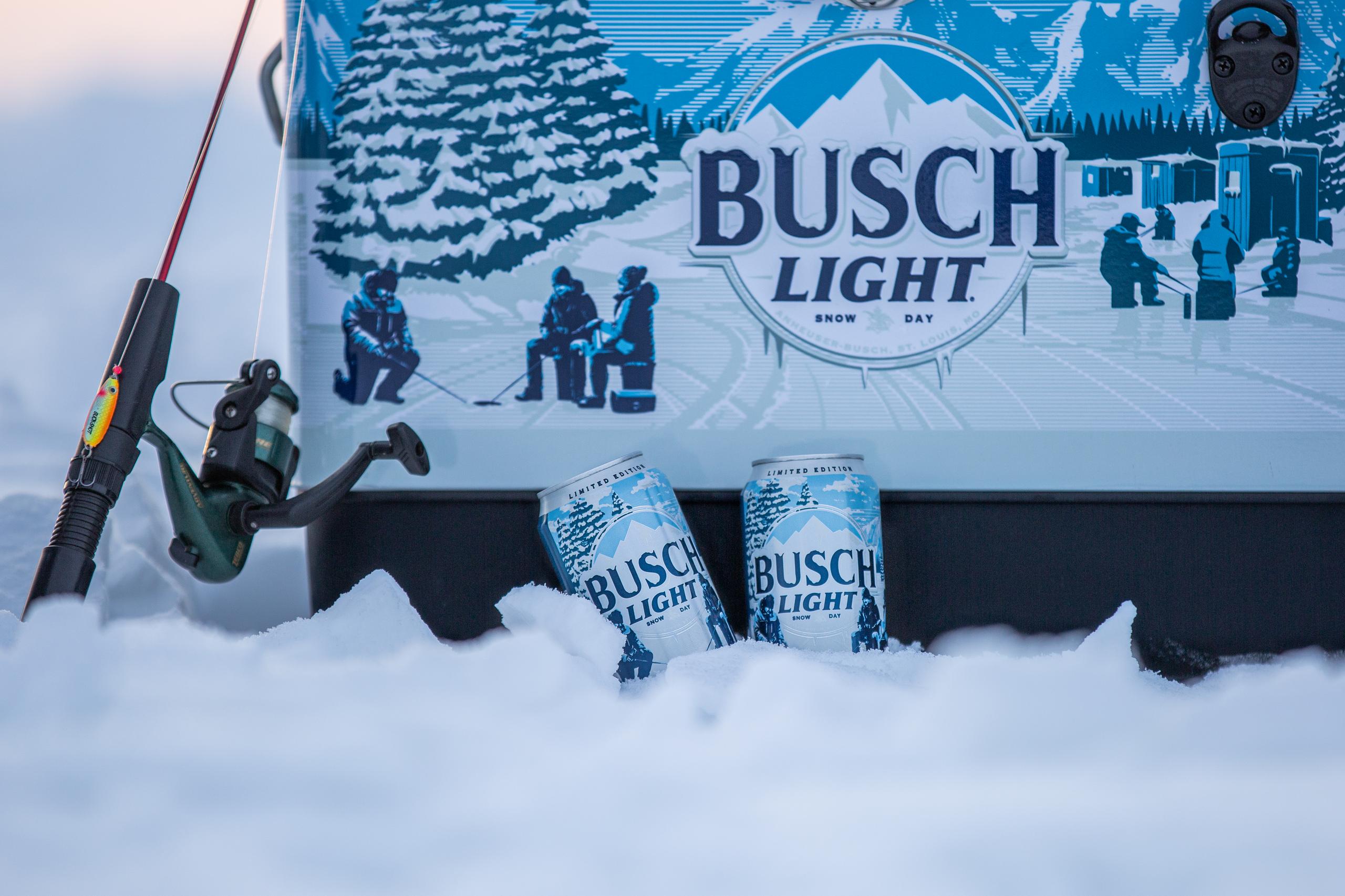 Busch Light's Latest Packaging and Promo Inspired By Ice Fishing - DIELINE