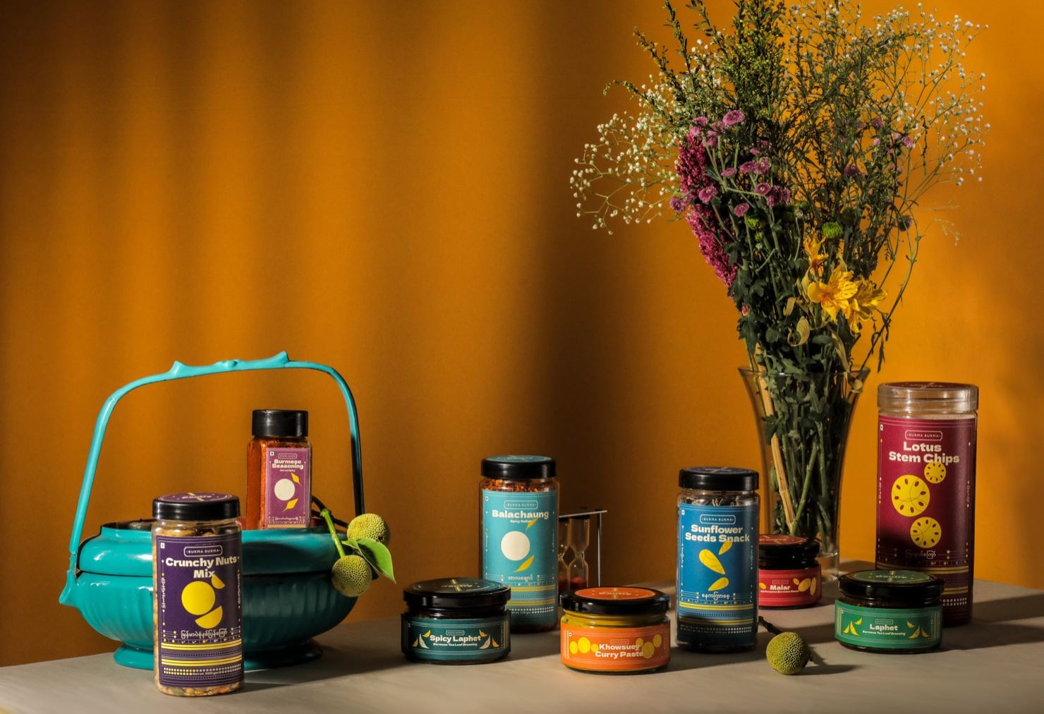 Pantry Packaging for Burmese Essentials by Burma Burma - DIELINE