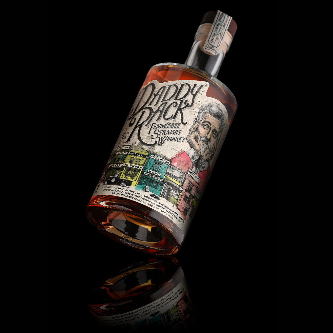 Feast Your Eyes On Daddy Rack Tennessee Straight Whiskey Packaging ...
